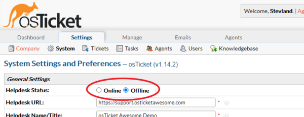 Upgrading from osTicket to osTicket Awesome, using Linux, installing to a subdomain